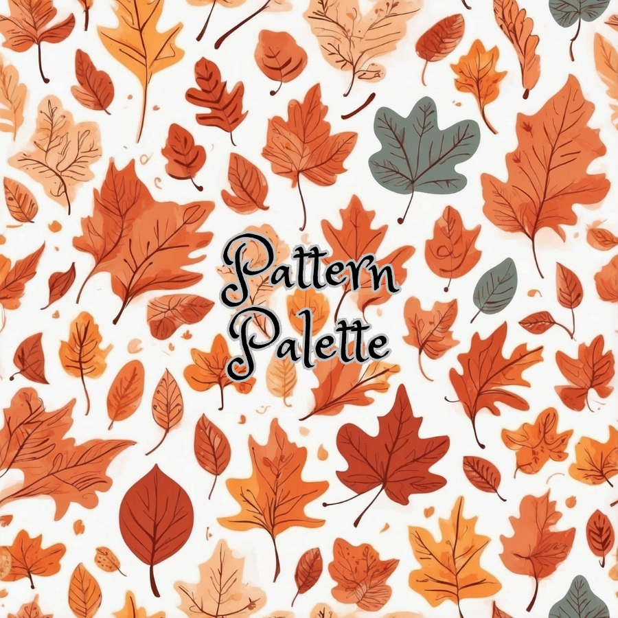 Autumnal Array Seamless Pattern, Fabric Pattern, Digital Paper, Fabric ...